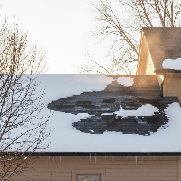 What Do Snow Melt Patterns Reveal About Your Roof? | McCoy